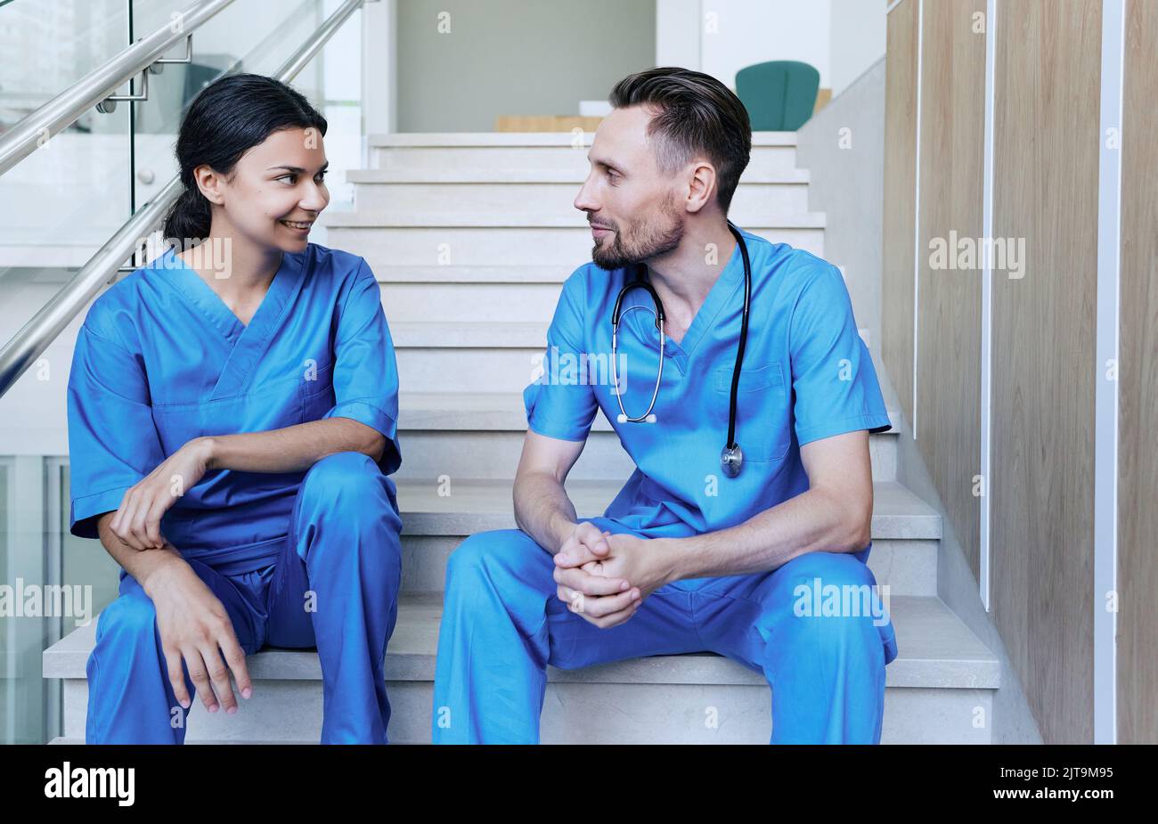 Caucasian staff hi-res stock photography and images - Alamy