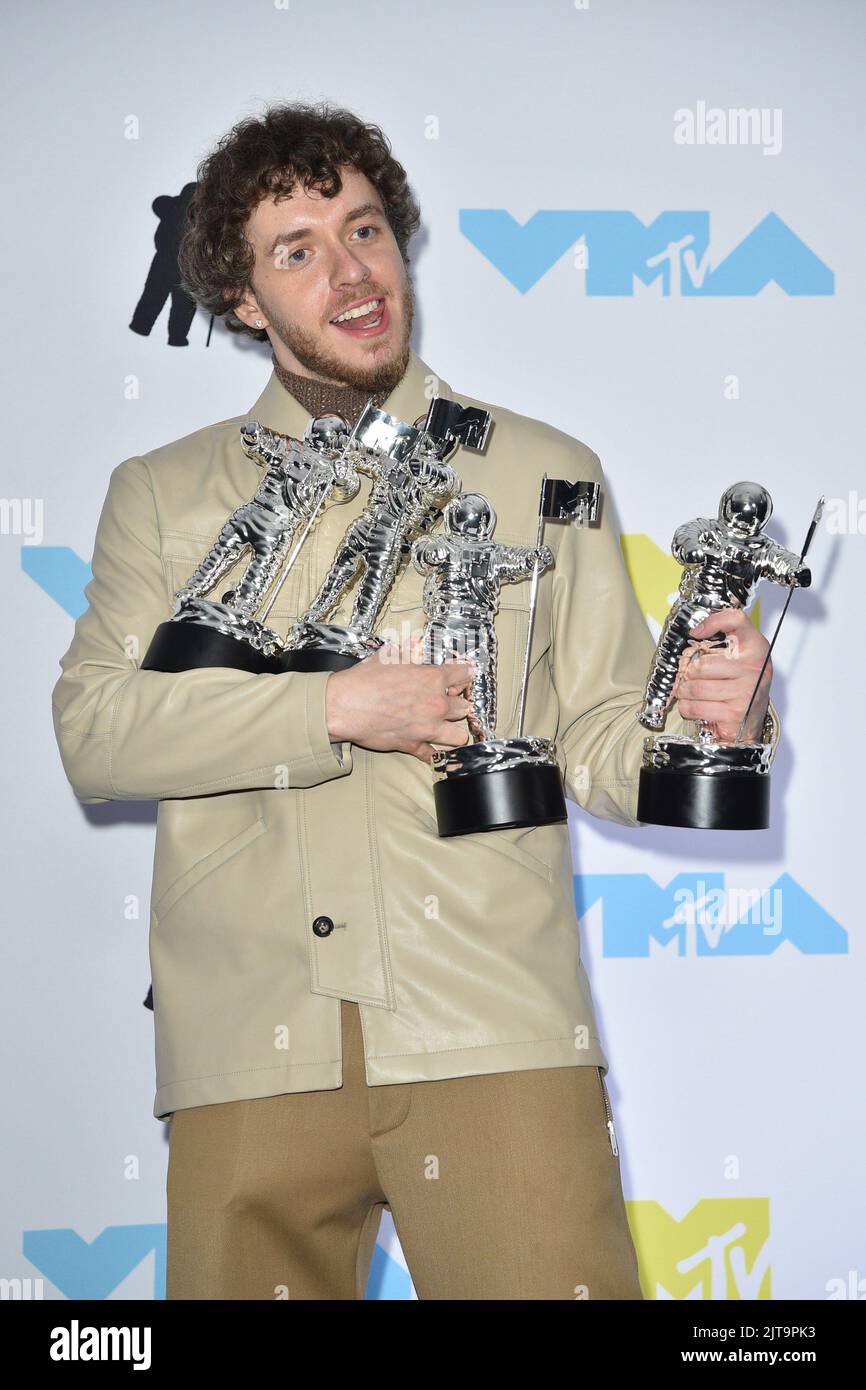 Newark, NJ, USA. 28th Aug, 2022. Jack Harlow in the press room for MTV ...