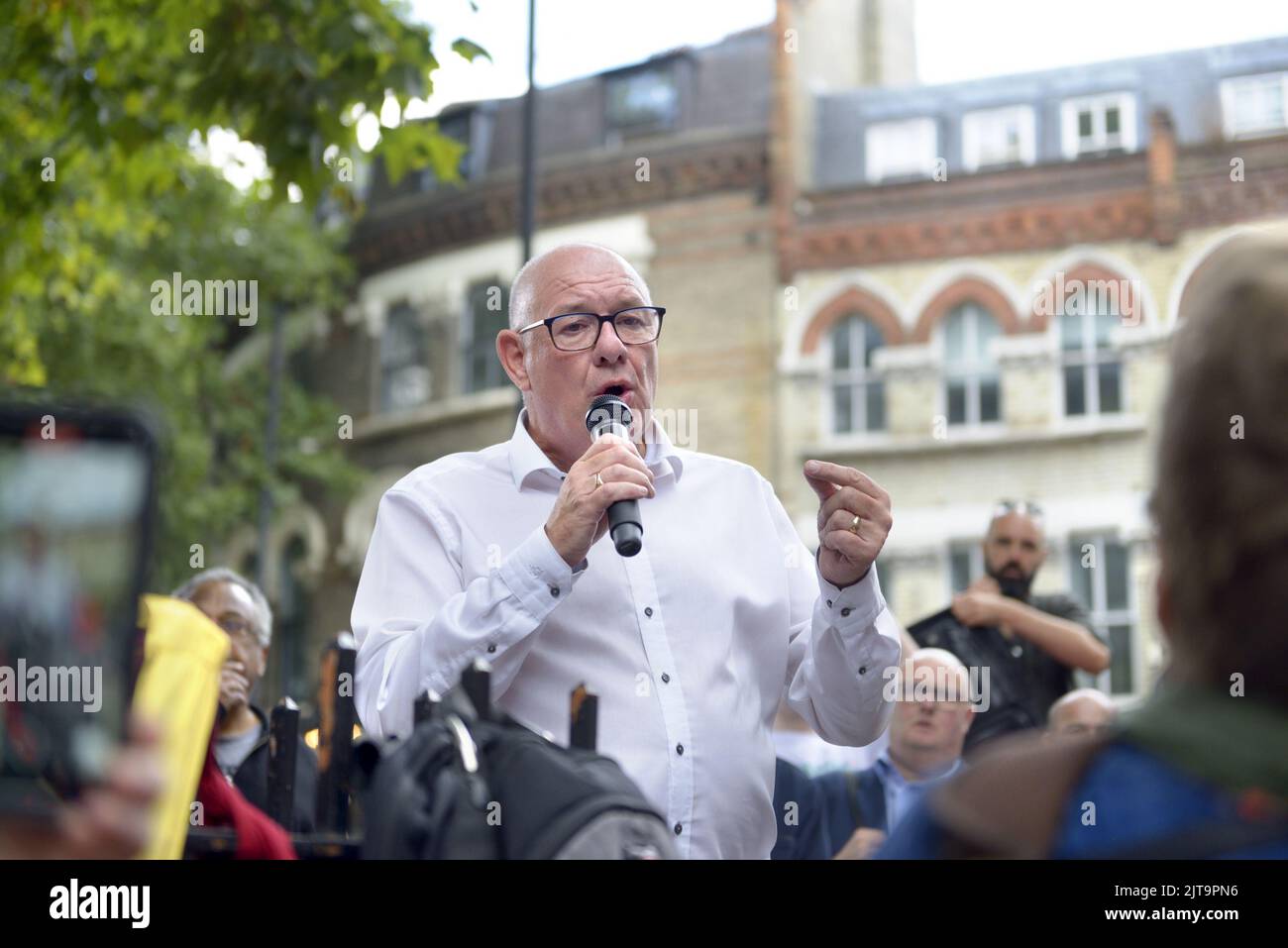 Dave Ward, General Secretary of the Communication Workers Union (CWU ...