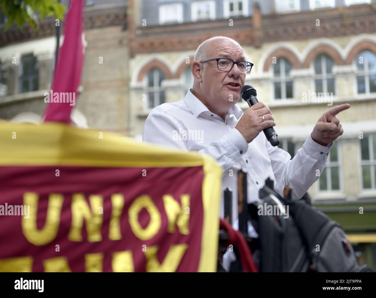 Dave Ward, General Secretary of the Communication Workers Union (CWU ...