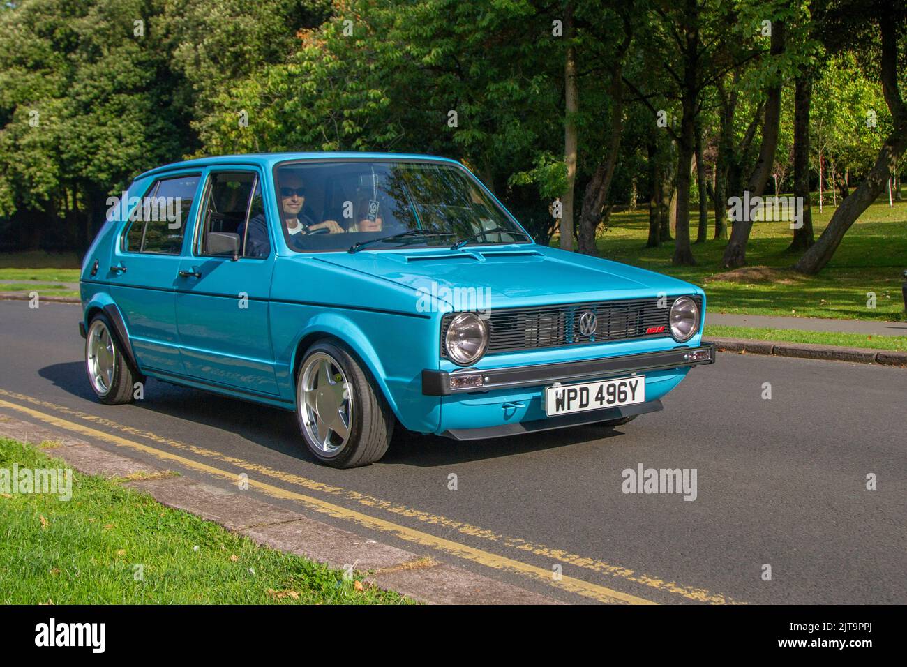 1982 80s eighties Blue VW Volkswagen Golf C Formel E1093cc Petrol; Car ...