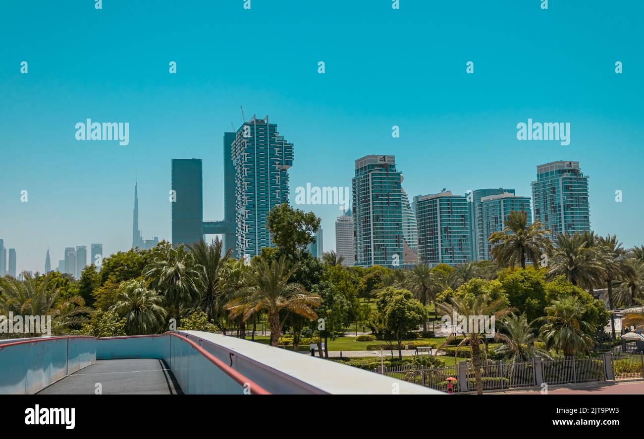 Panoramic time lapse scene dubai hi-res stock photography and images ...