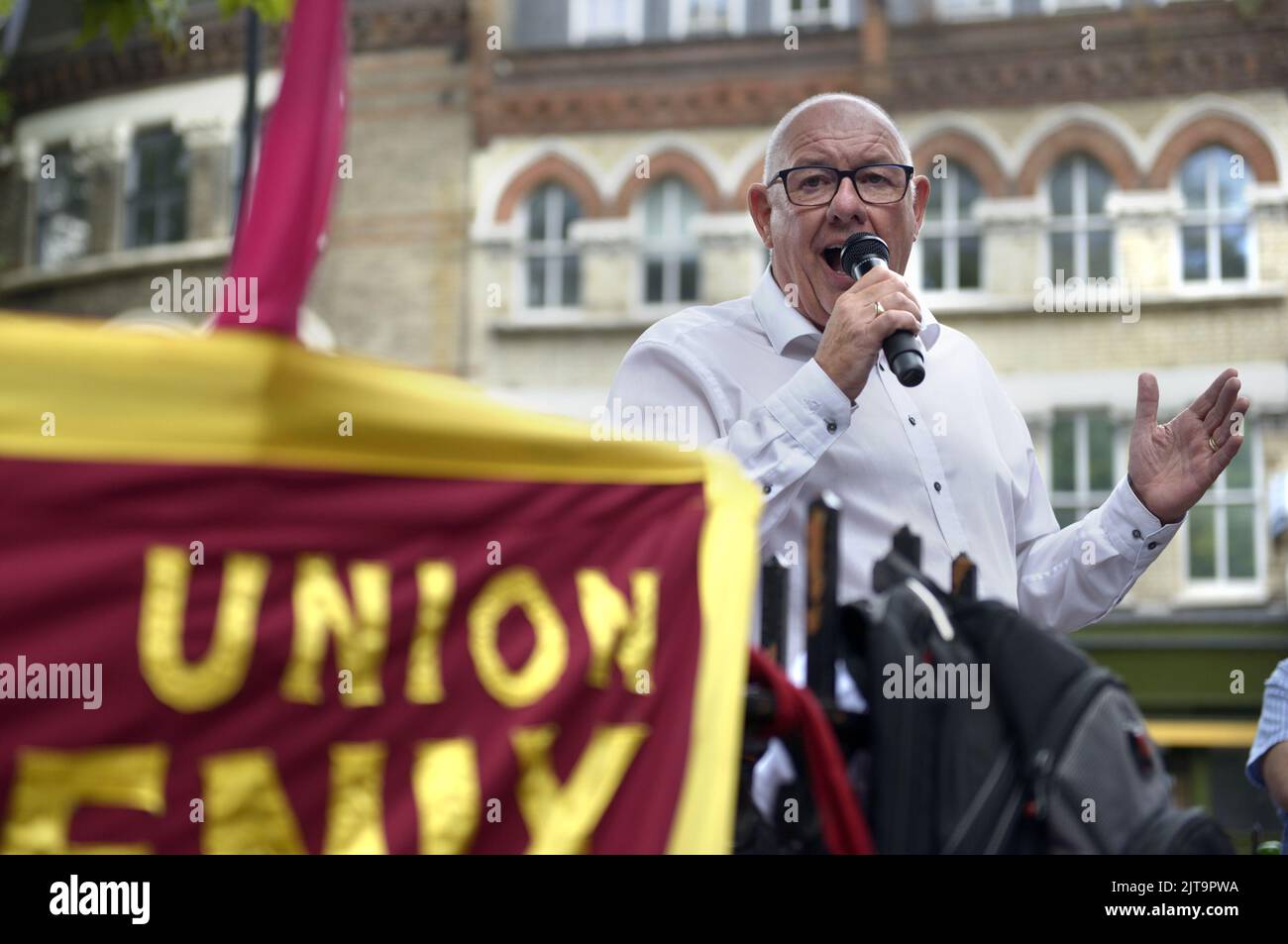 Dave Ward, General Secretary of the Communication Workers Union (CWU ...