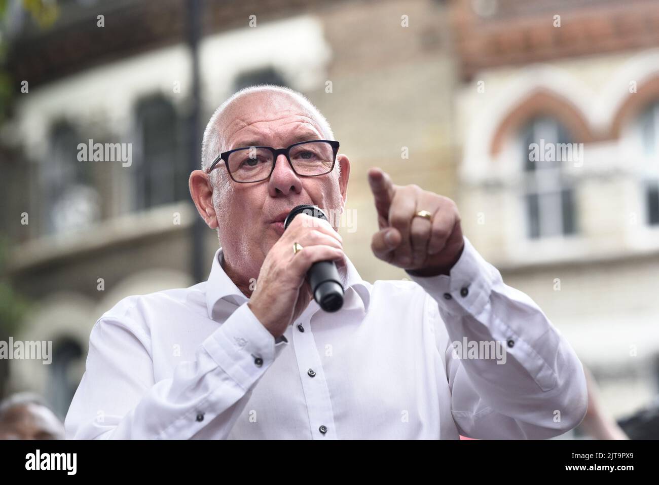 Dave Ward, General Secretary of the Communication Workers Union (CWU ...