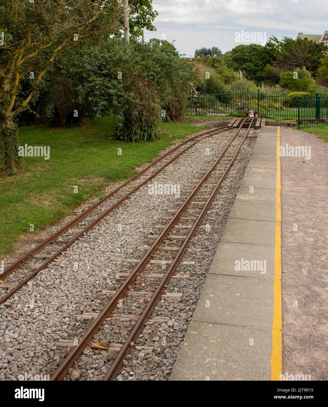 Littlehampton miniature railway, running from Norfolk Gardens to ...