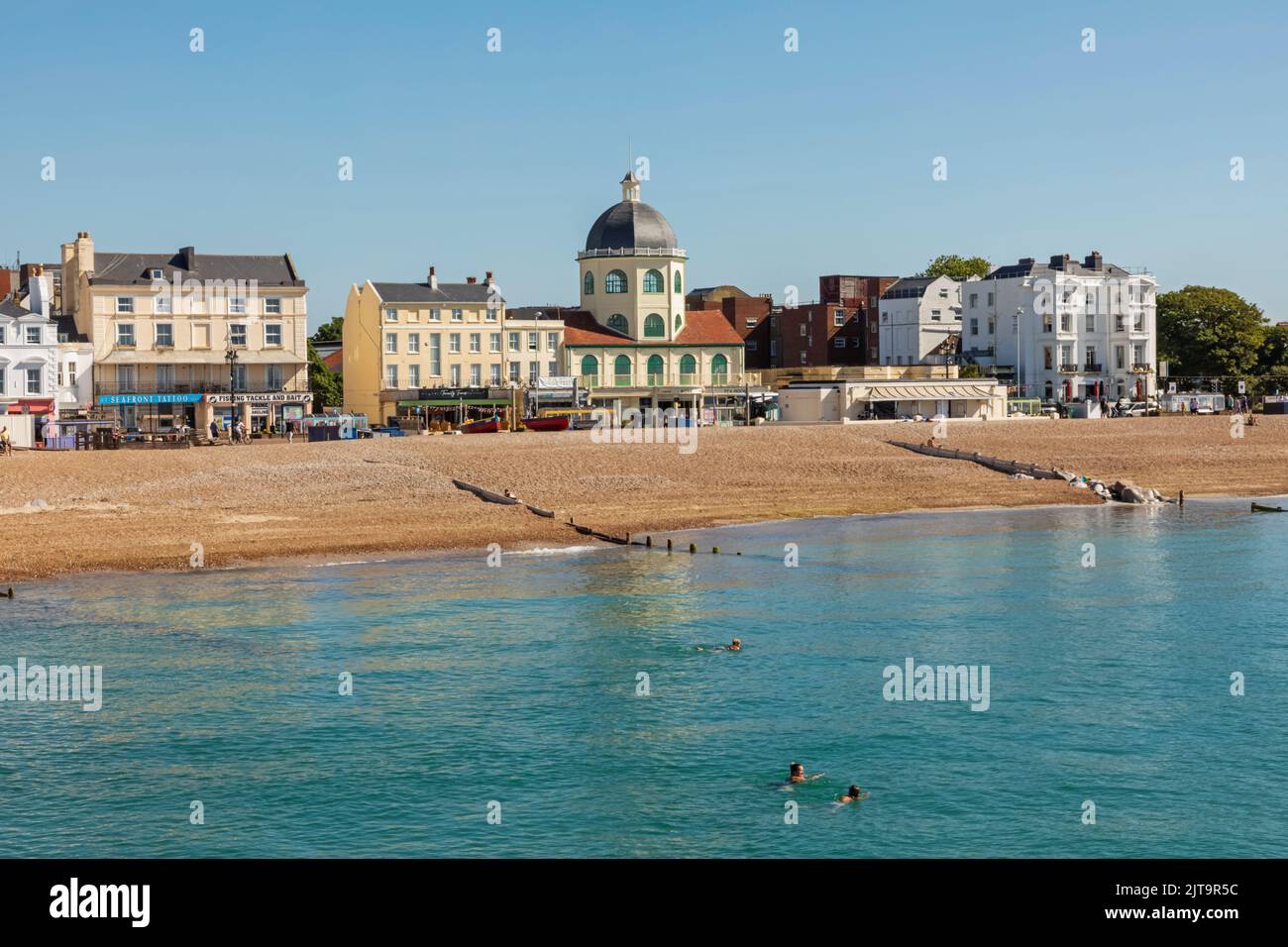 England, West Sussex, Worthing, Seafront Skyline Stock Photo - Alamy