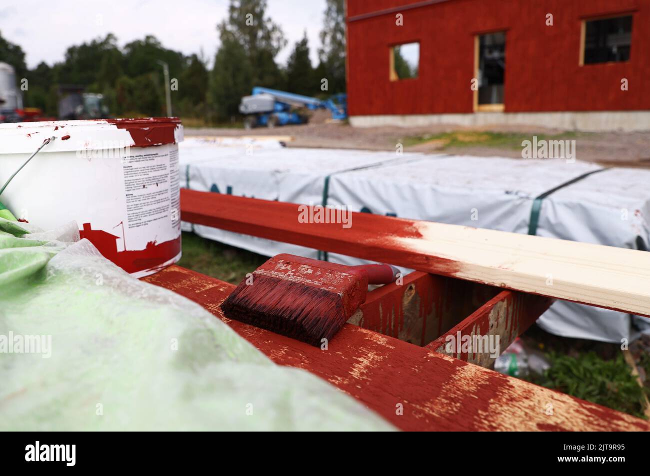 Permeable red paint hi-res stock photography and images - Alamy