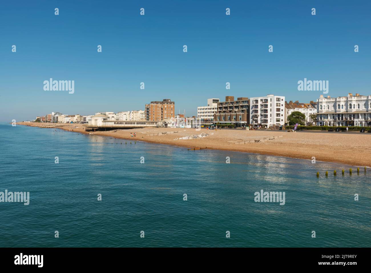 England, West Sussex, Worthing, Seafront Skyline Stock Photo - Alamy