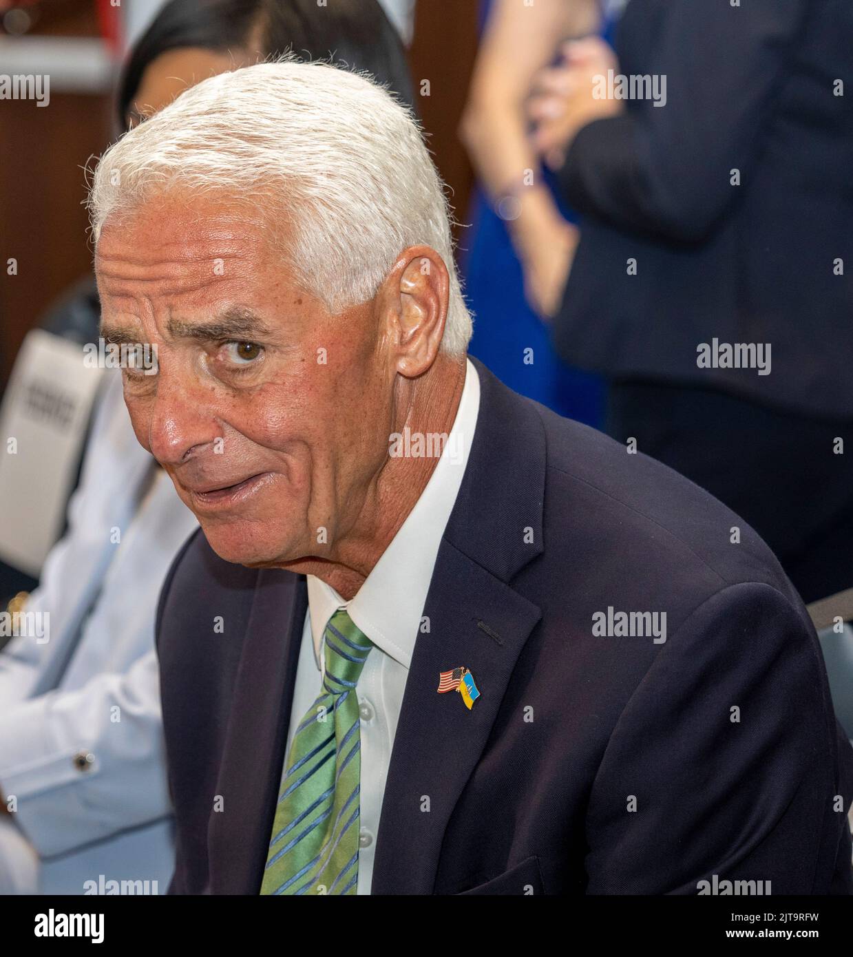 The candidate for senator Charlie Crist at the Unity rally. Tamarac ...