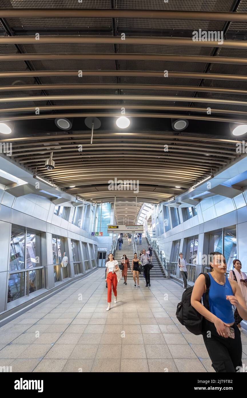 Whitechapel - Elizabeth Line Station Stock Photo - Alamy