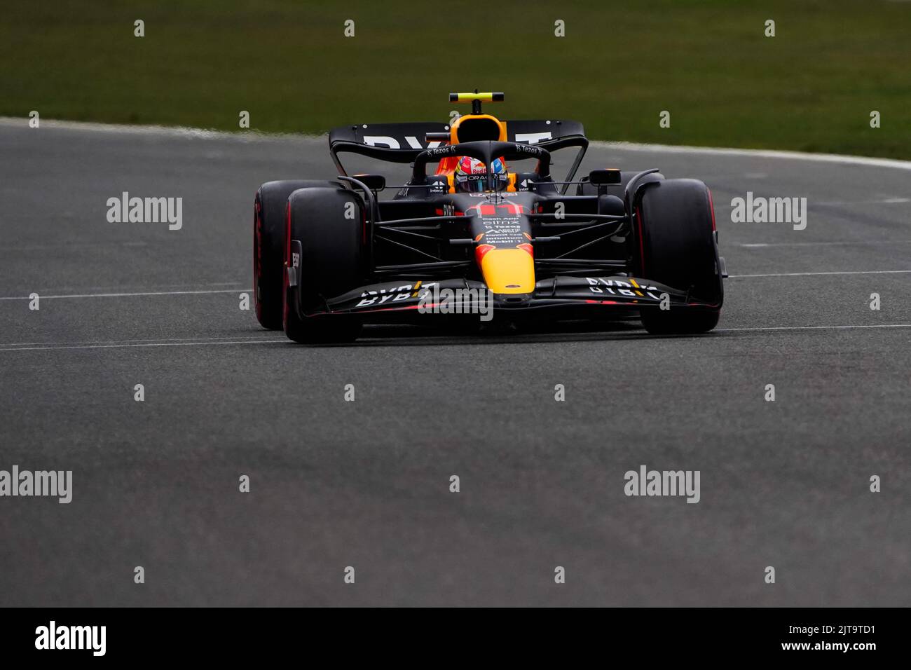 Francorchamps, Mezzolombardo, Belgium. 27th Aug, 2022. Mexican driver SERGIO PEREZ ( Red Bull ...