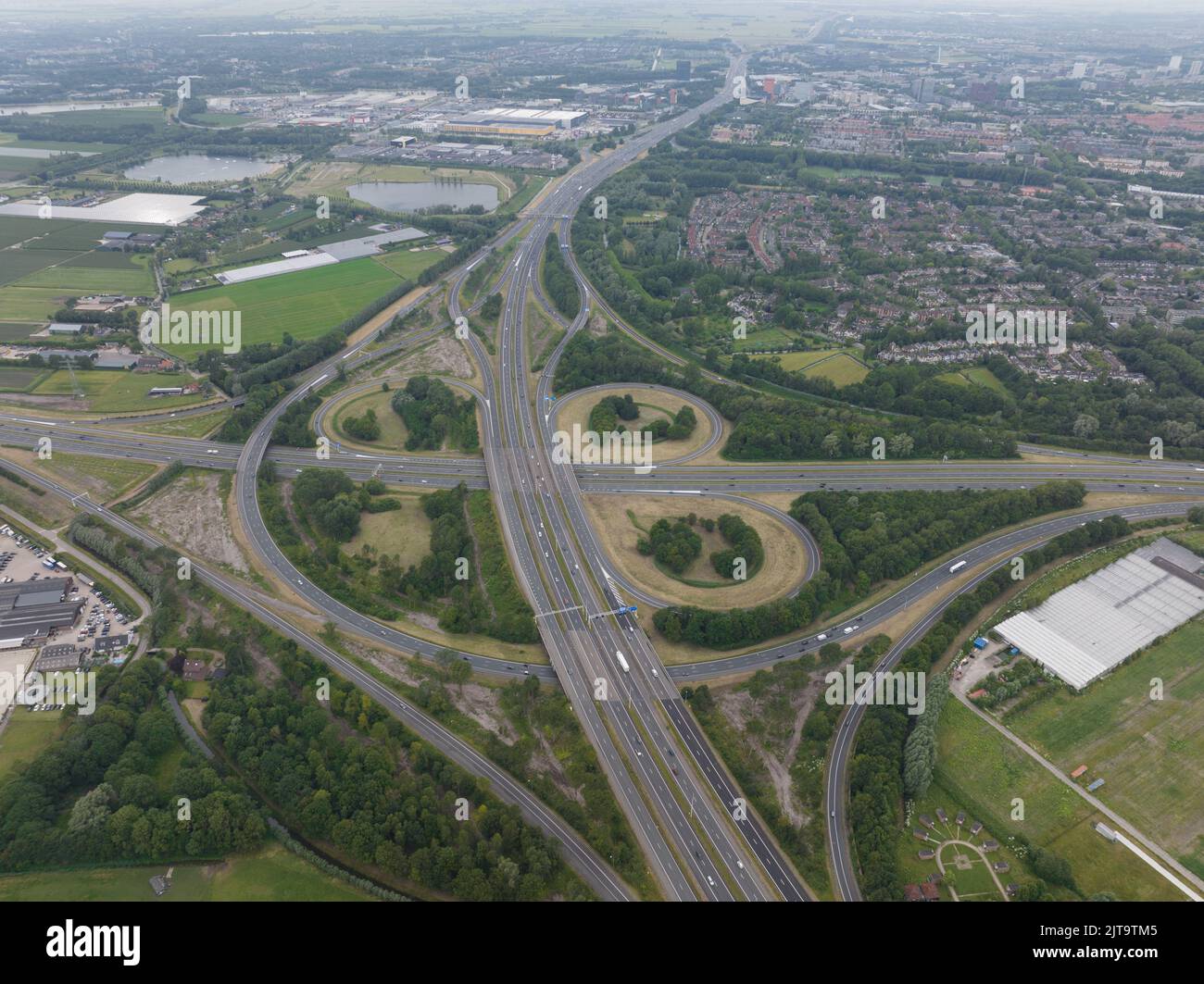 The Lunetten Junction is a Dutch traffic interchange for the connection ...