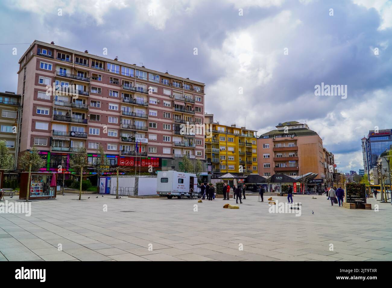 The Mother Teresa Square in Pristina, Kosovo Stock Photo - Alamy