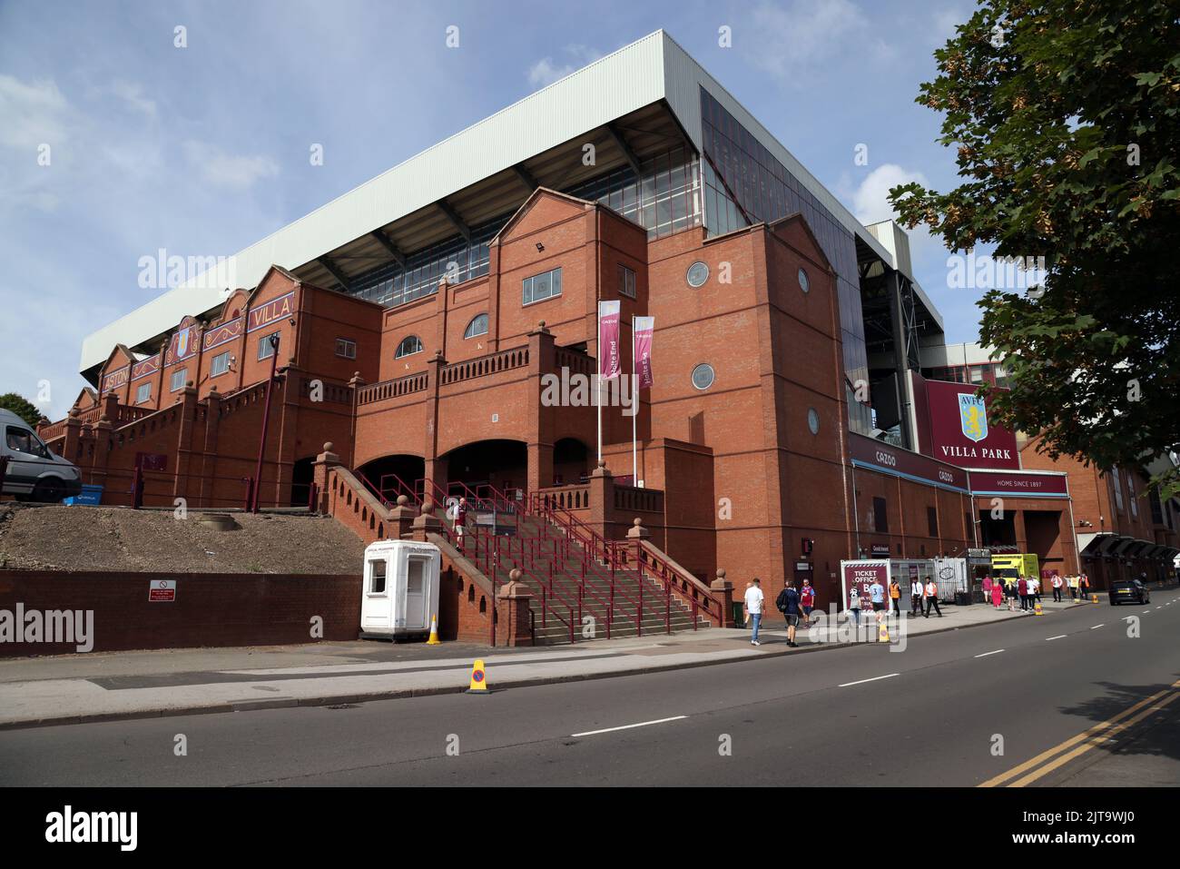 Birmingham, UK. 28th Aug, 2022. Pre-match behind The Holte End at the ...