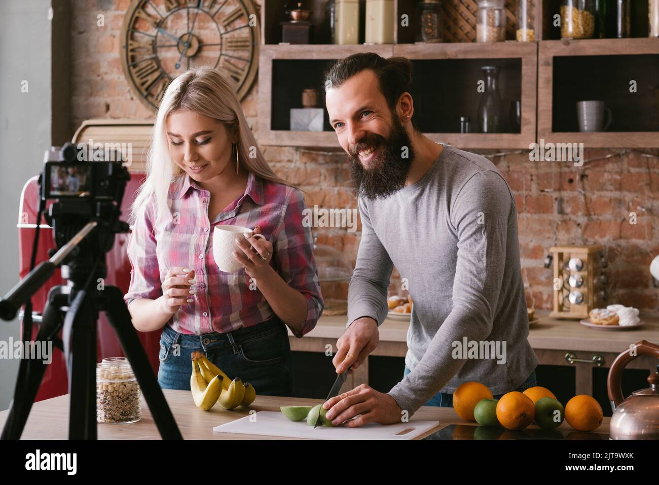 culinary blog healthy food cooking hobby lifestyle Stock Photo - Alamy