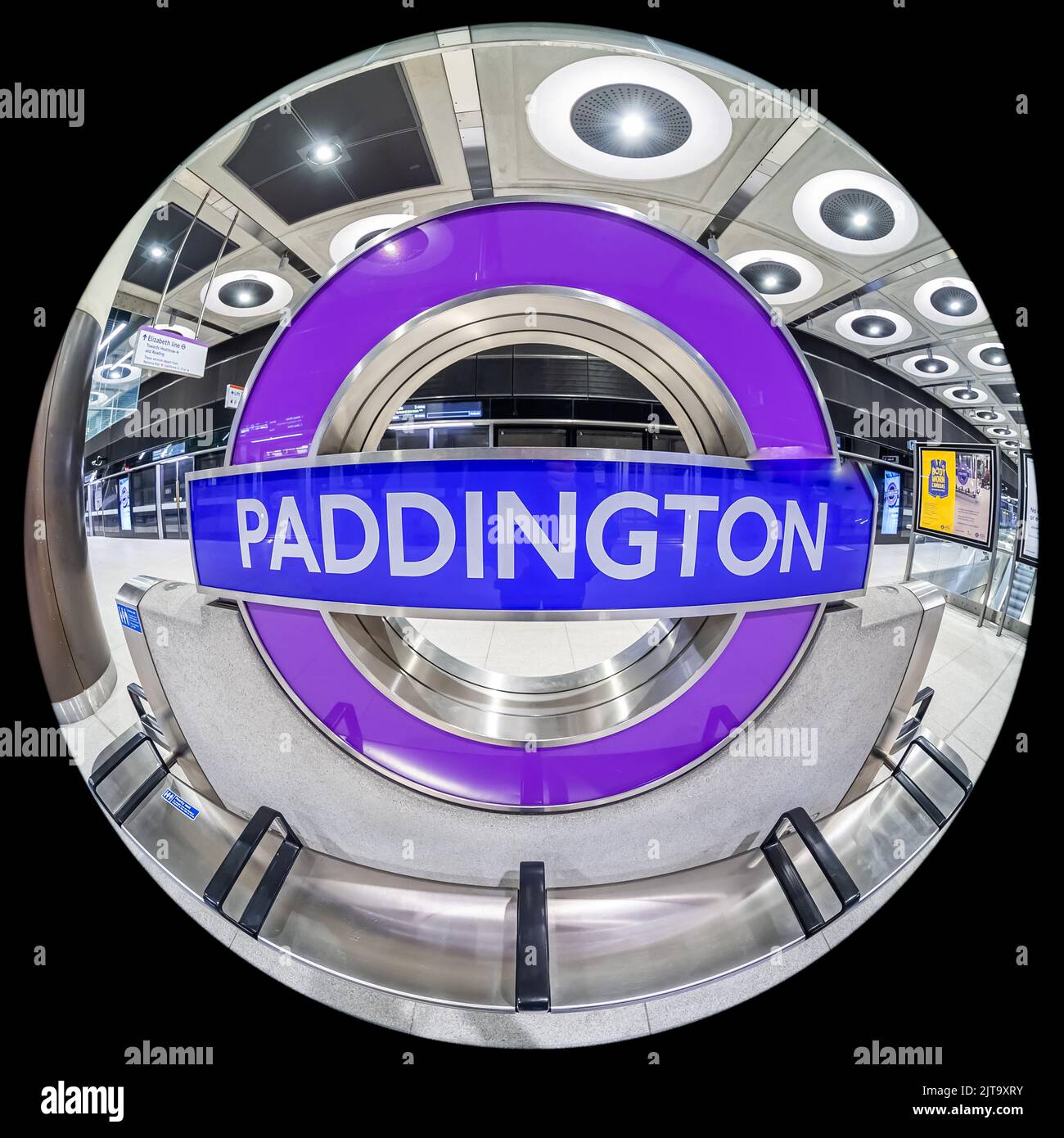Paddington - Elizabeth Line Station, Paddington, London Stock Photo - Alamy