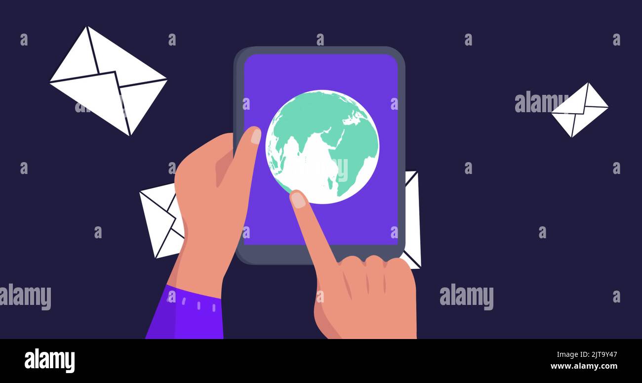 Envelopes hands hi-res stock photography and images - Alamy