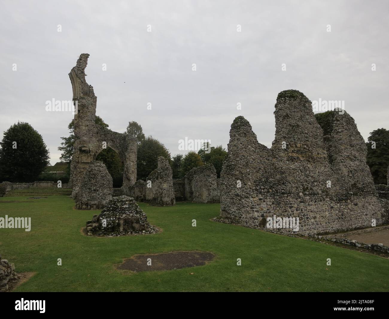 The Peddars Way National Trail long distance footpath. Norfolk. England ...