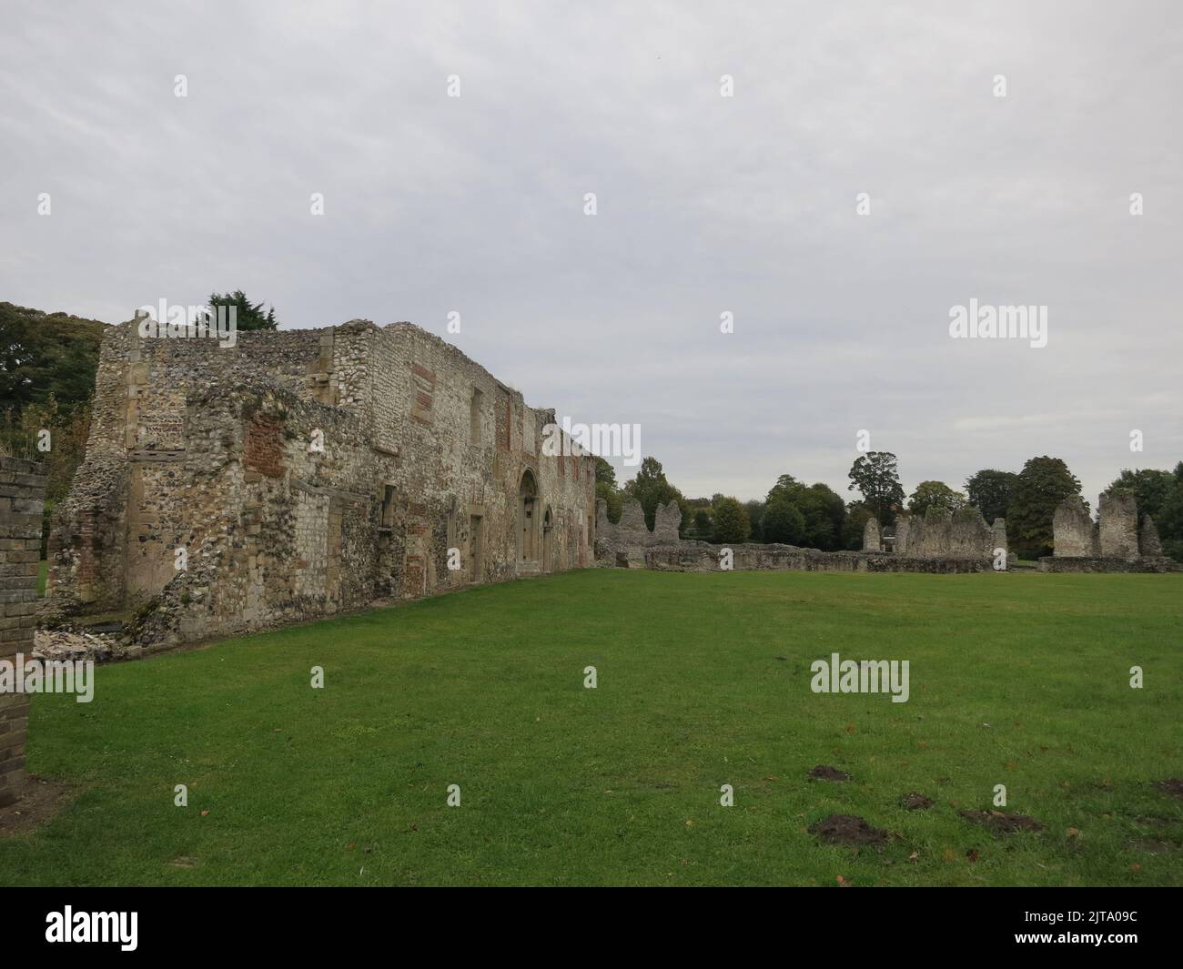The Peddars Way National Trail long distance footpath. Norfolk. England ...