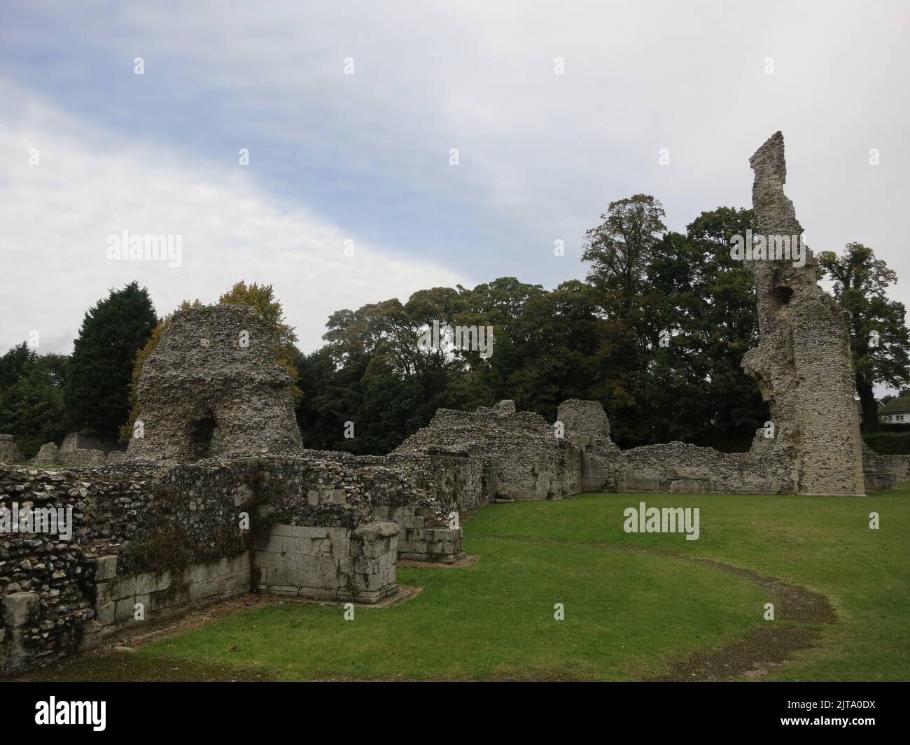 The Peddars Way National Trail long distance footpath. Norfolk. England ...