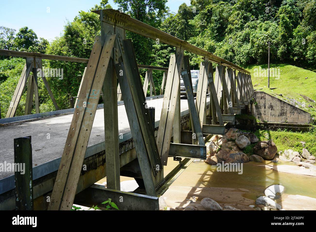 Steel Truss Bridge Stock Photo - Alamy