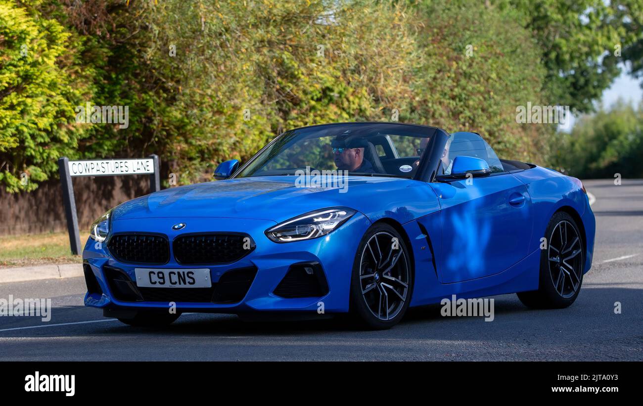 2020 blue 1998cc BMW Z4 Stock Photo - Alamy