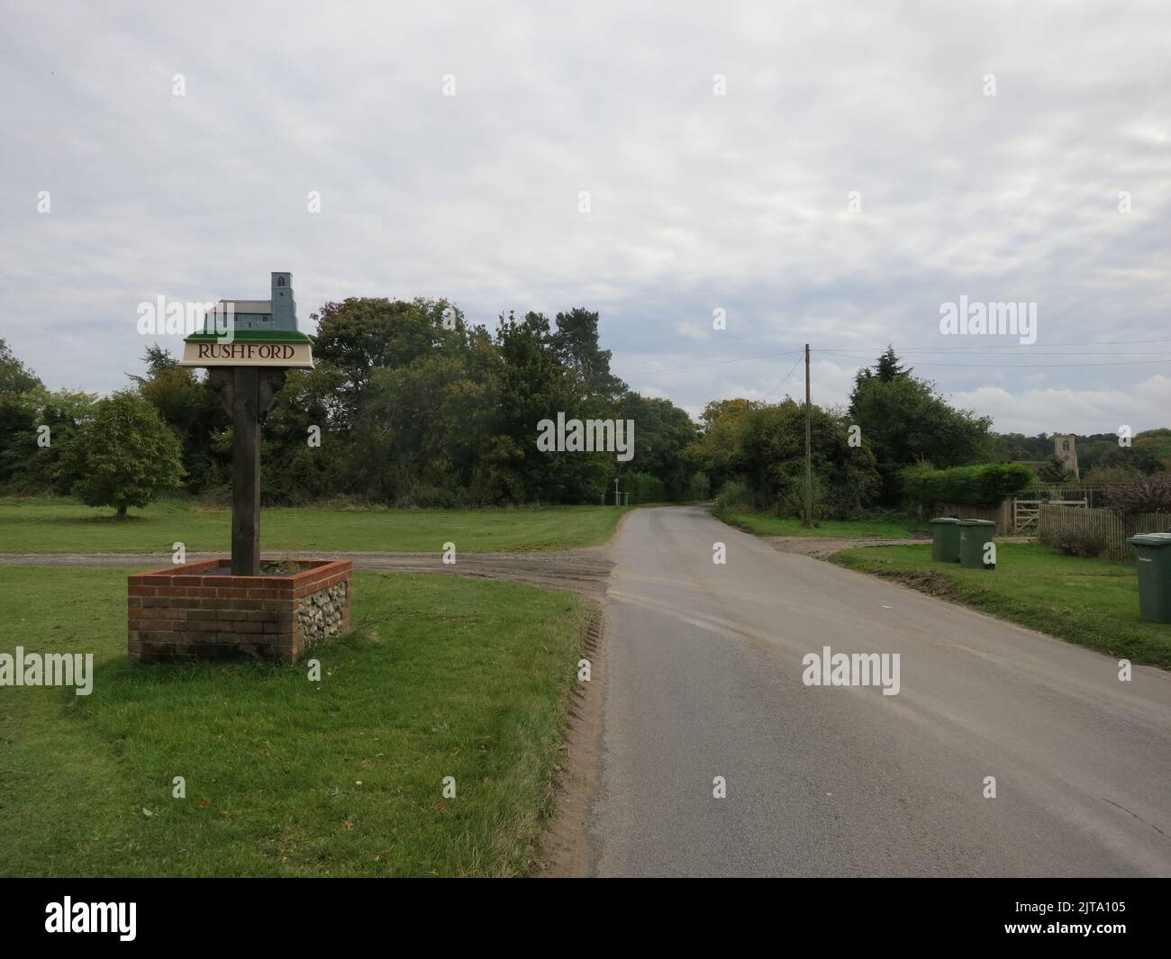 The Peddars Way National Trail long distance footpath. Norfolk. England ...