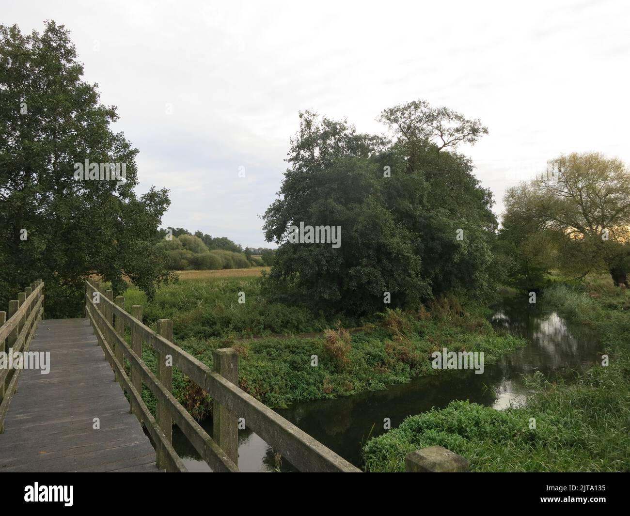 The Peddars Way National Trail long distance footpath. Norfolk. England ...