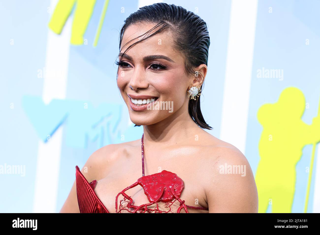 NEWARK, NEW JERSEY, USA - AUGUST 28: Anitta wearing Schiaparelli ...