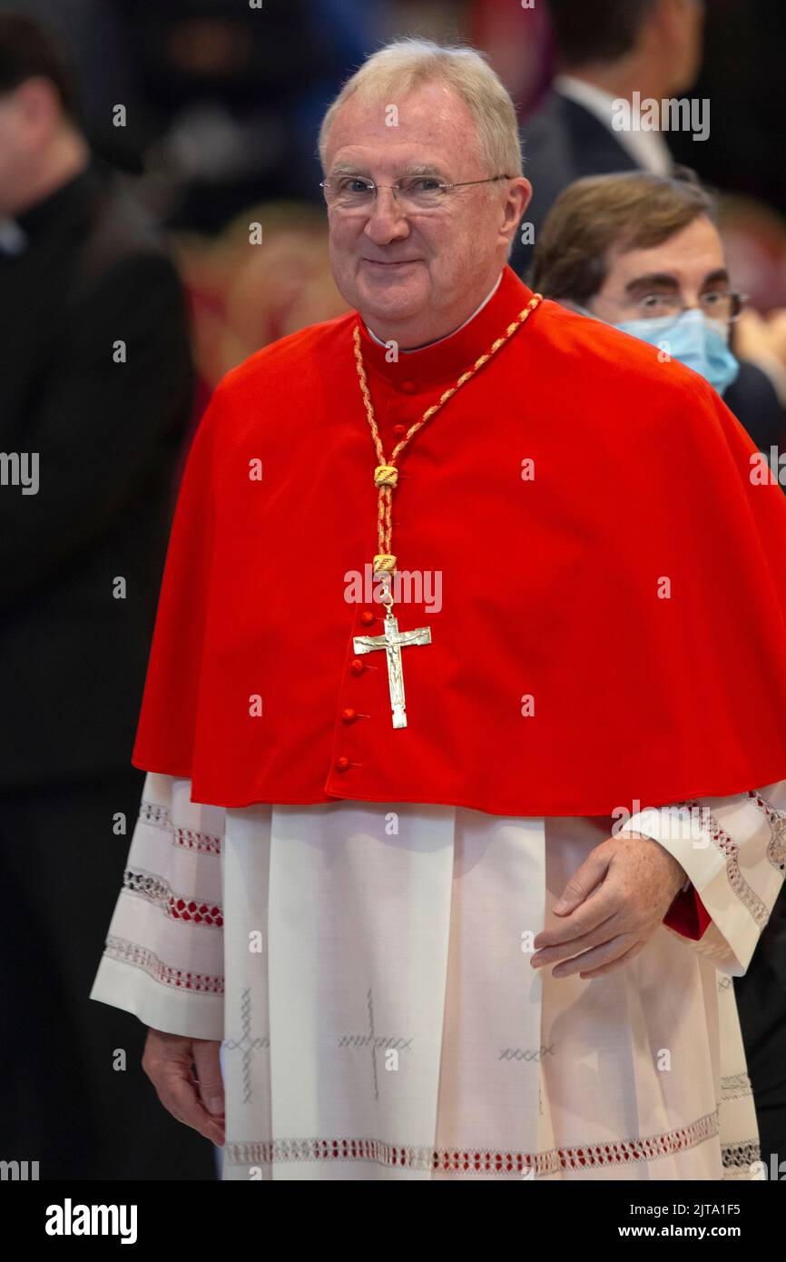 Vatican City, Vatican, 27 August 2022. the newly elected cardinal ...