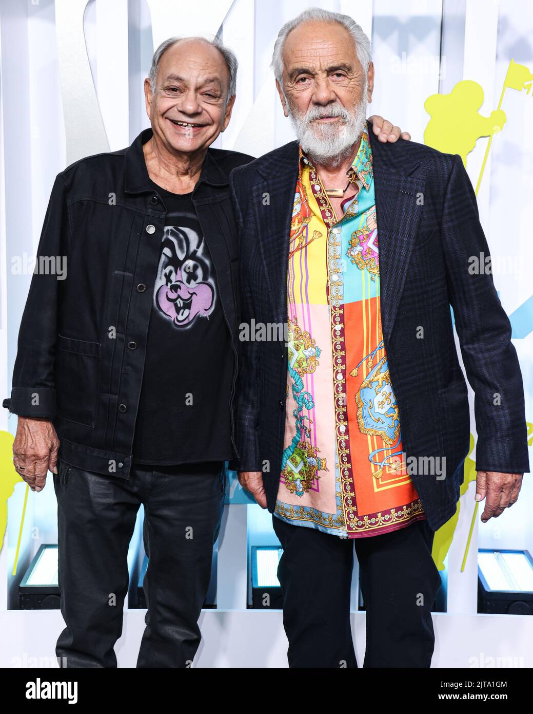 NEWARK, NEW JERSEY, USA - AUGUST 28: Cheech Marin and Tommy Chong of ...