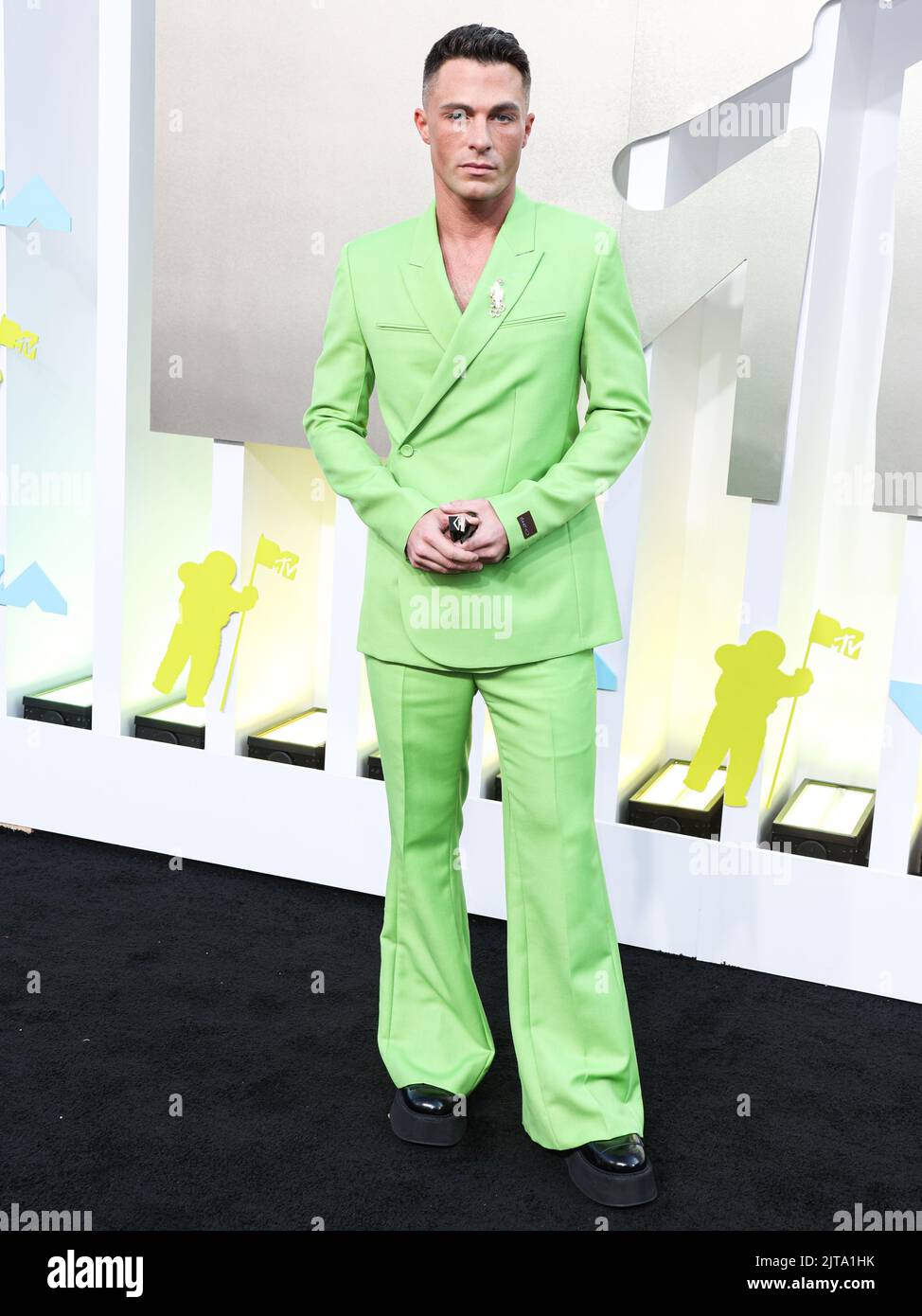 NEWARK, NEW JERSEY, USA - AUGUST 28: Colton Haynes arrives at the 2022 ...