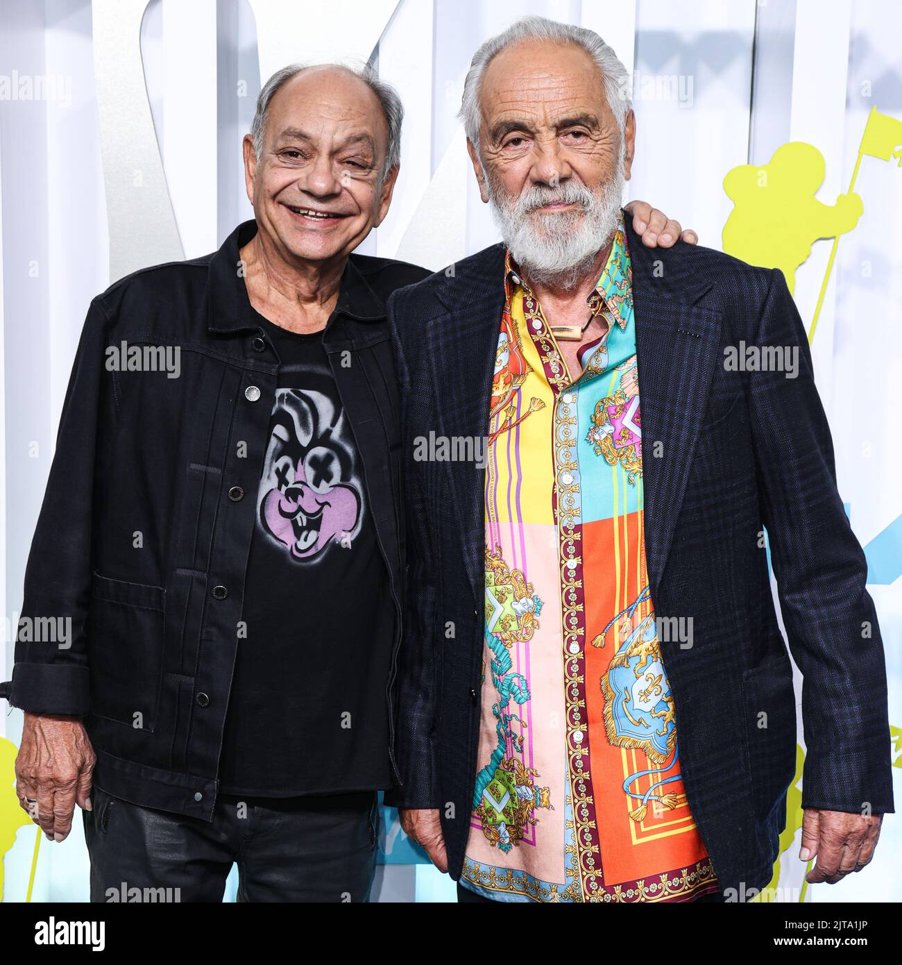 NEWARK, NEW JERSEY, USA - AUGUST 28: Cheech Marin and Tommy Chong of ...