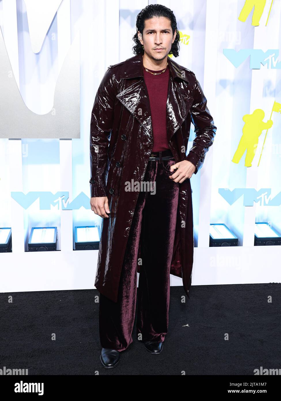 NEWARK, NEW JERSEY, USA - AUGUST 28: Danny Ramirez arrives at the 2022 ...