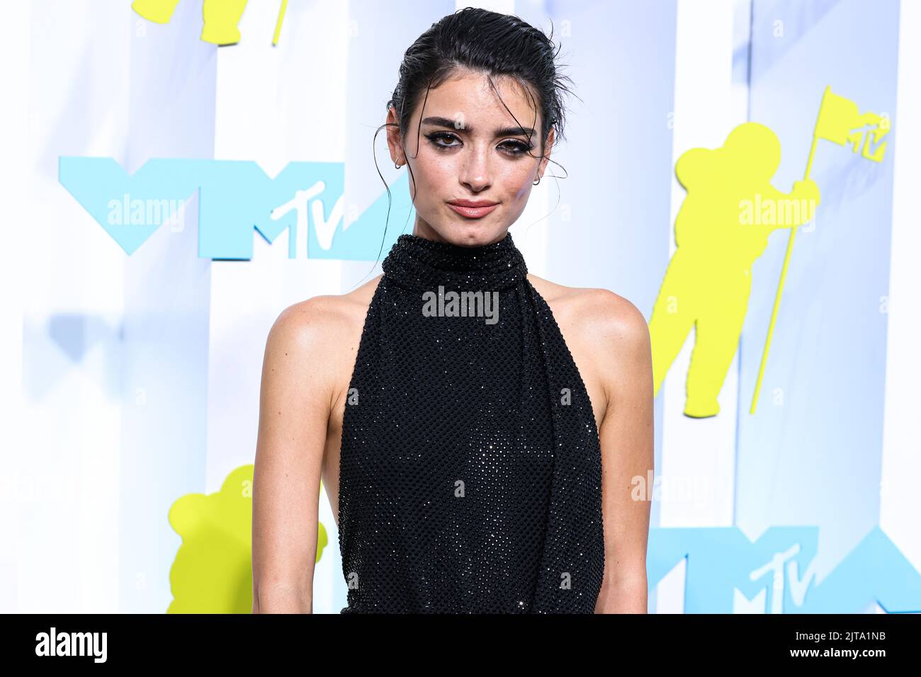 NEWARK, NEW JERSEY, USA - AUGUST 28: Dixie D'Amelio arrives at the 2022 ...