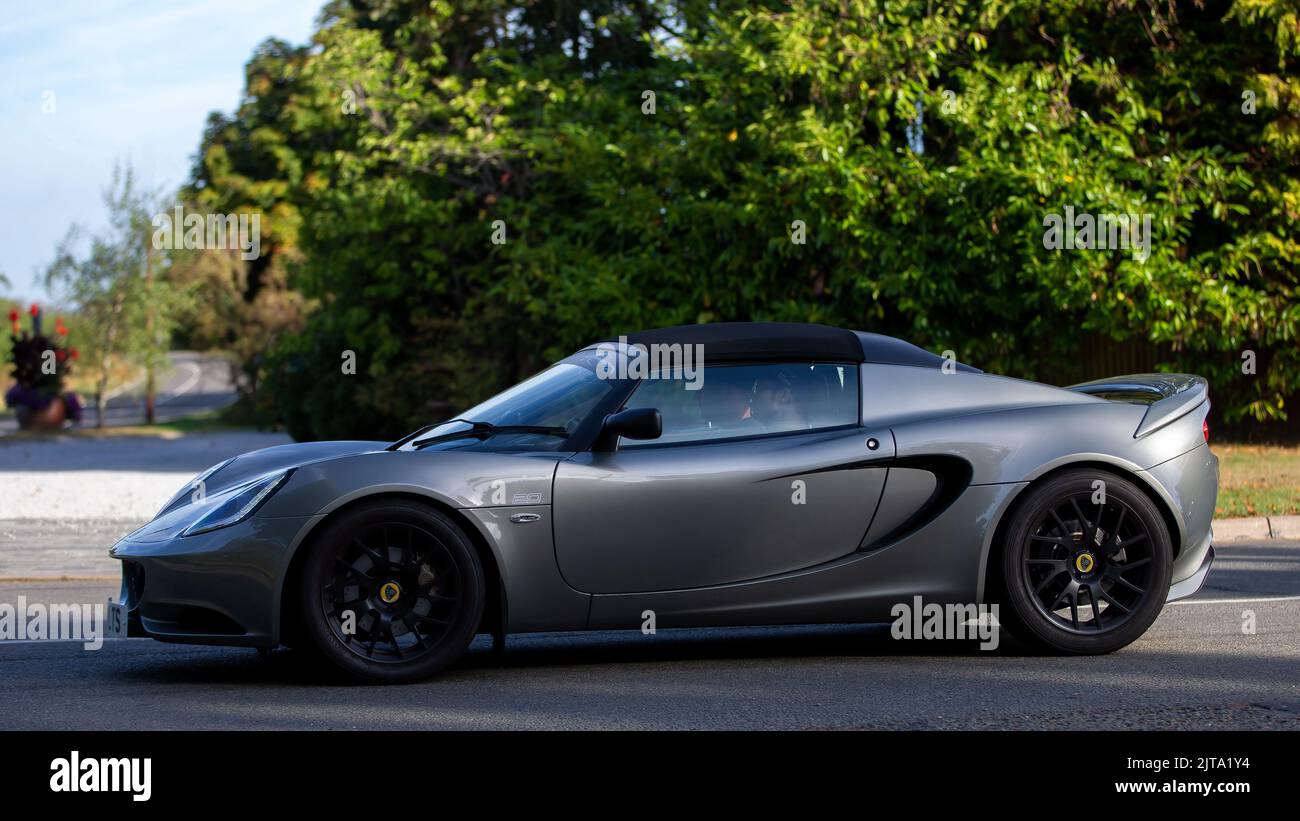 2015 grey Lotus Elise classic sports car Stock Photo - Alamy