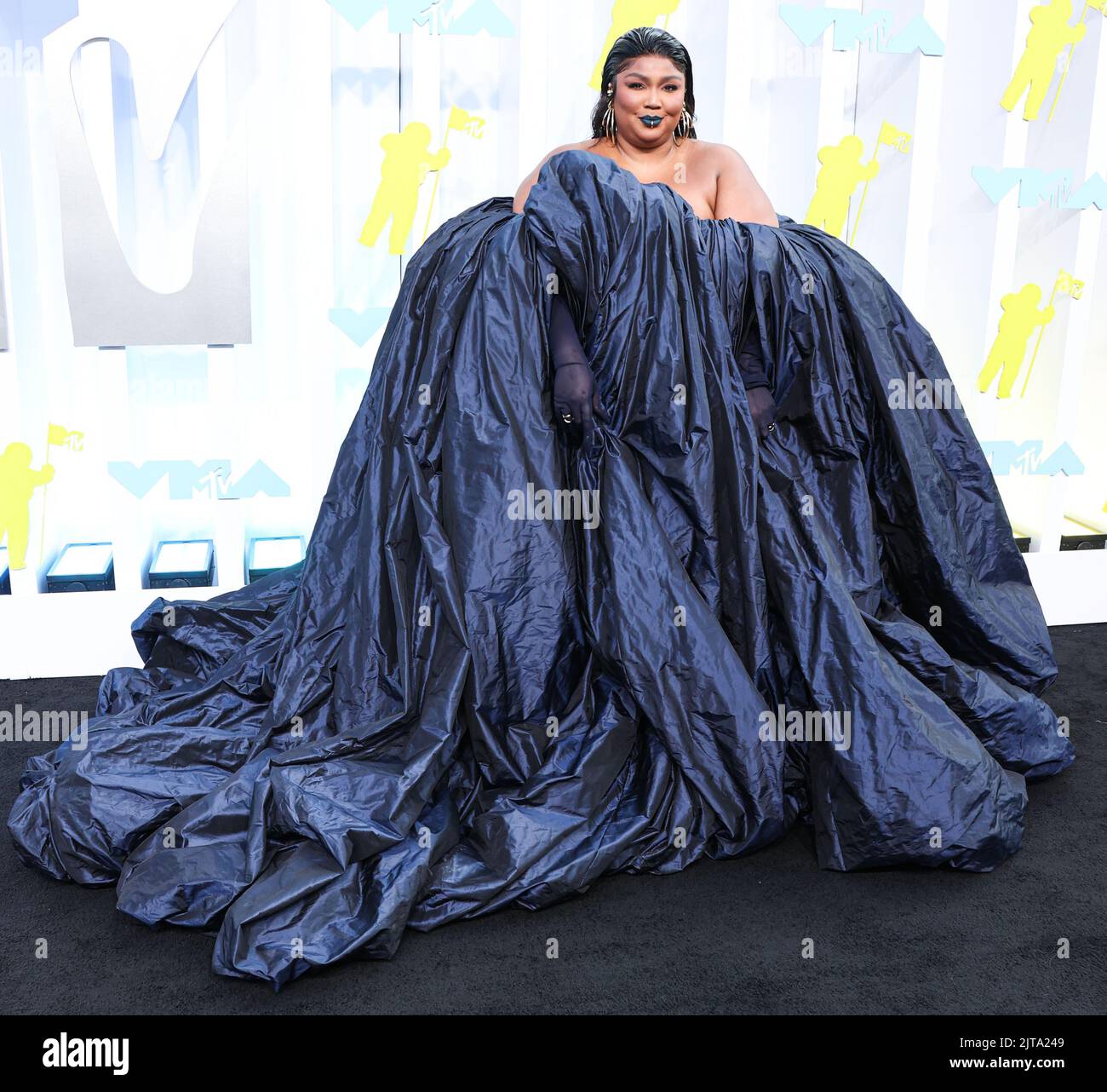Newark New Jersey Usa August 28 Lizzo Wearing A Jean Paul Gaultier
