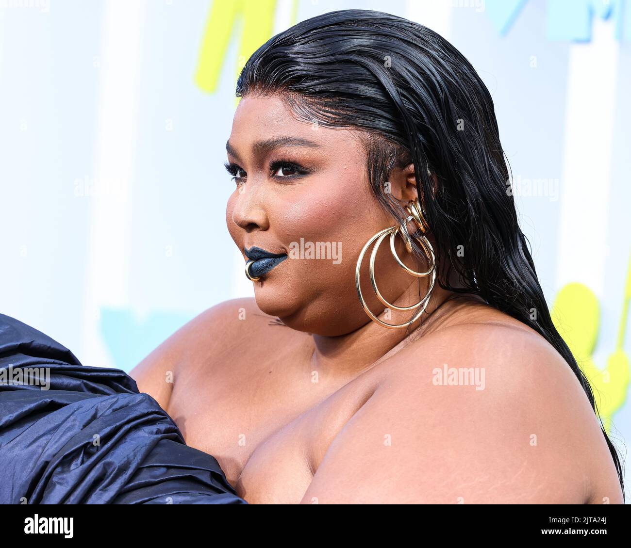 Newark New Jersey Usa August 28 Lizzo Wearing A Jean Paul Gaultier