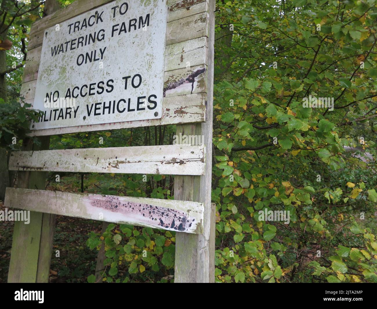 The Peddars Way National Trail long distance footpath. Norfolk. England ...