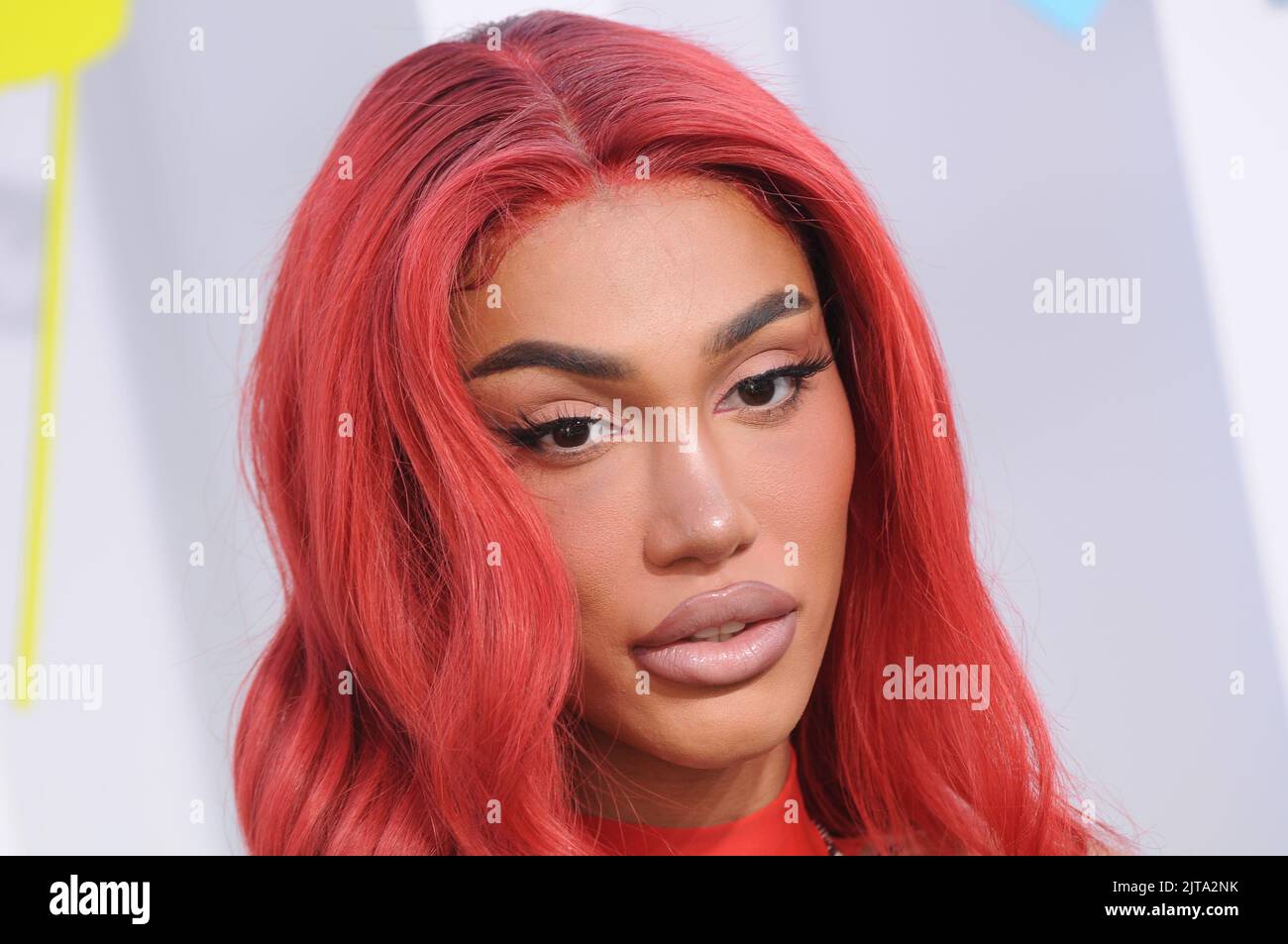 Newark, USA. 28th Aug, 2022. Kerri Colby walking on the black carpet at ...