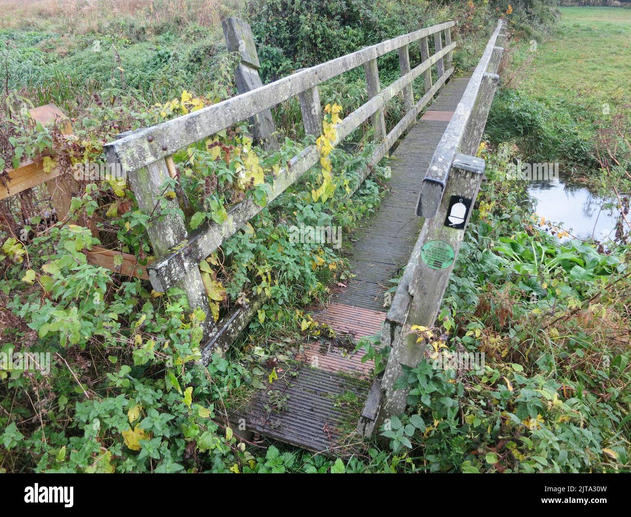 The Peddars Way National Trail long distance footpath. Norfolk. England ...