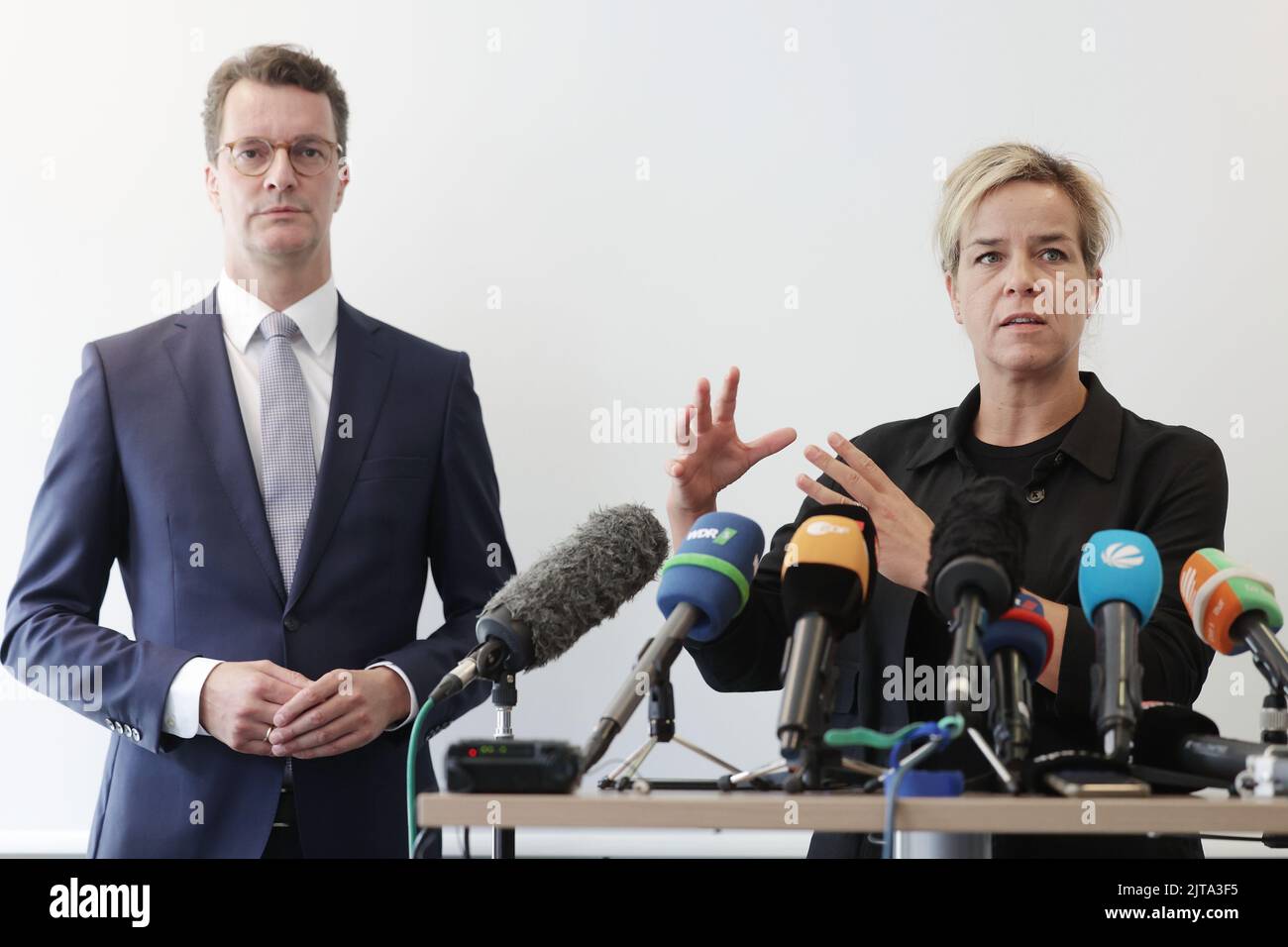 Ratingen, Germany. 29th Aug, 2022. Mona Neubaur (Bündnis 90/Die Grünen ...