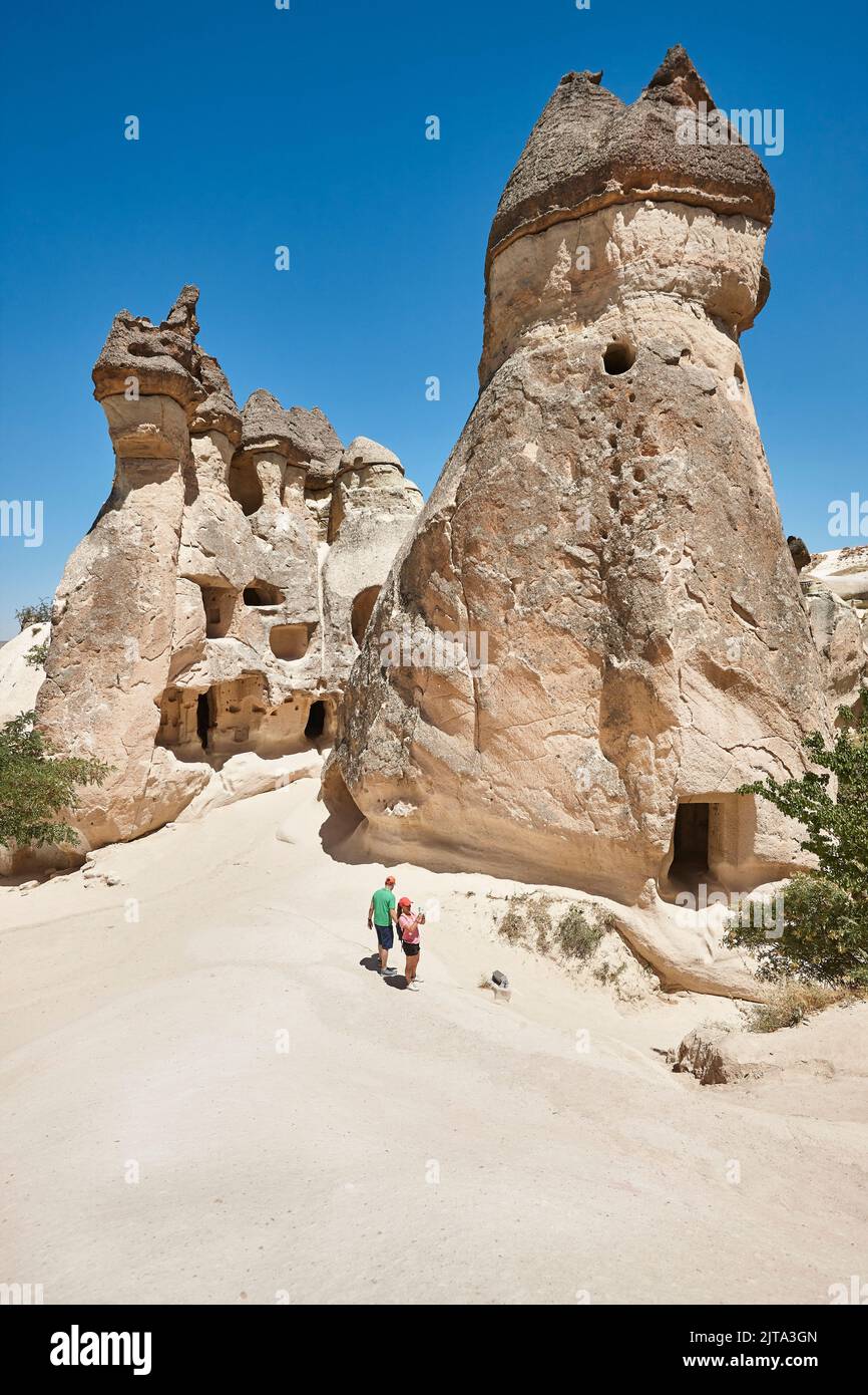 Picturesque rock formations in Pasabag valley. Geological landmark in ...