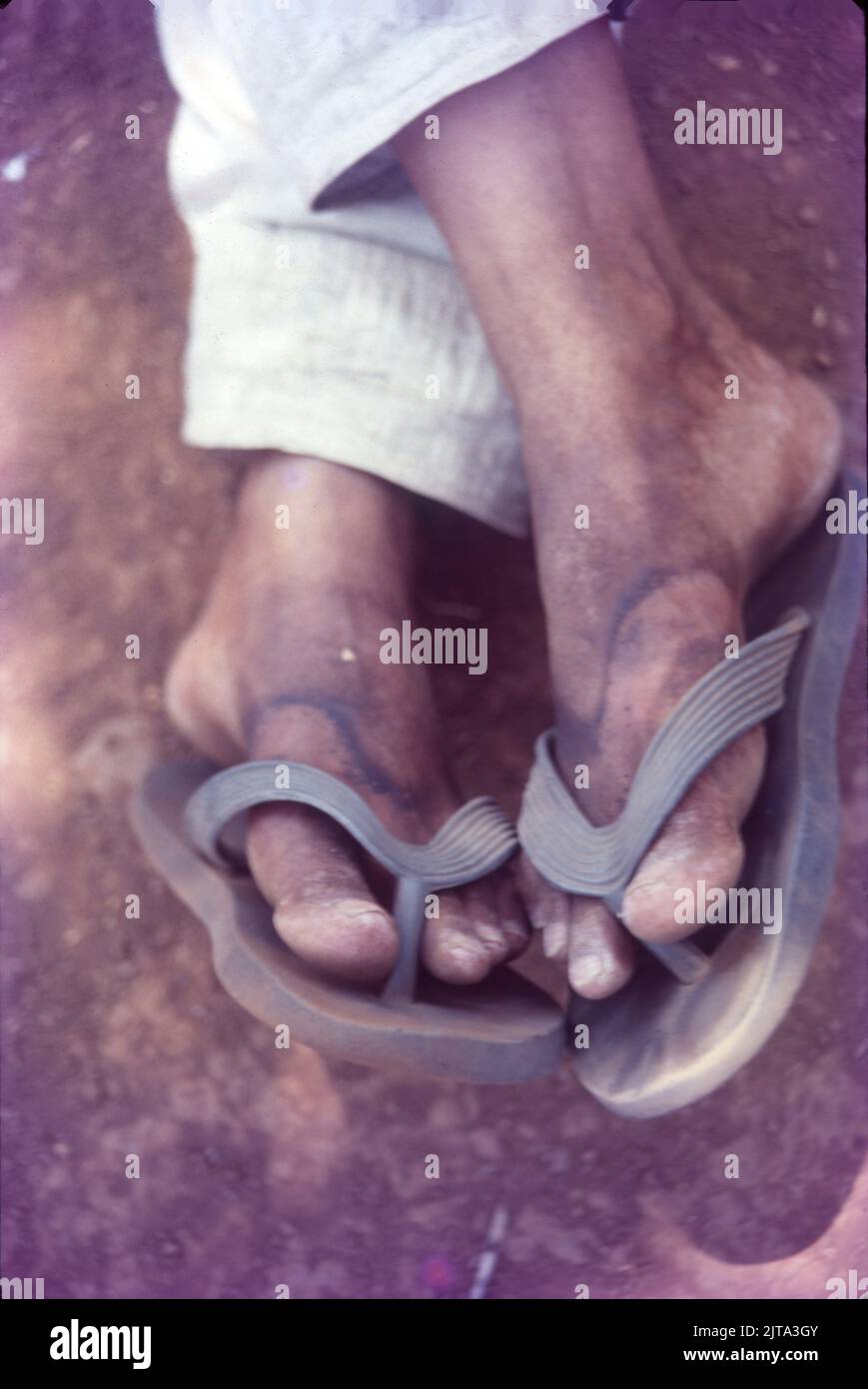 Dirty Legs of a Man, Single Picture Story Stock Photo - Alamy