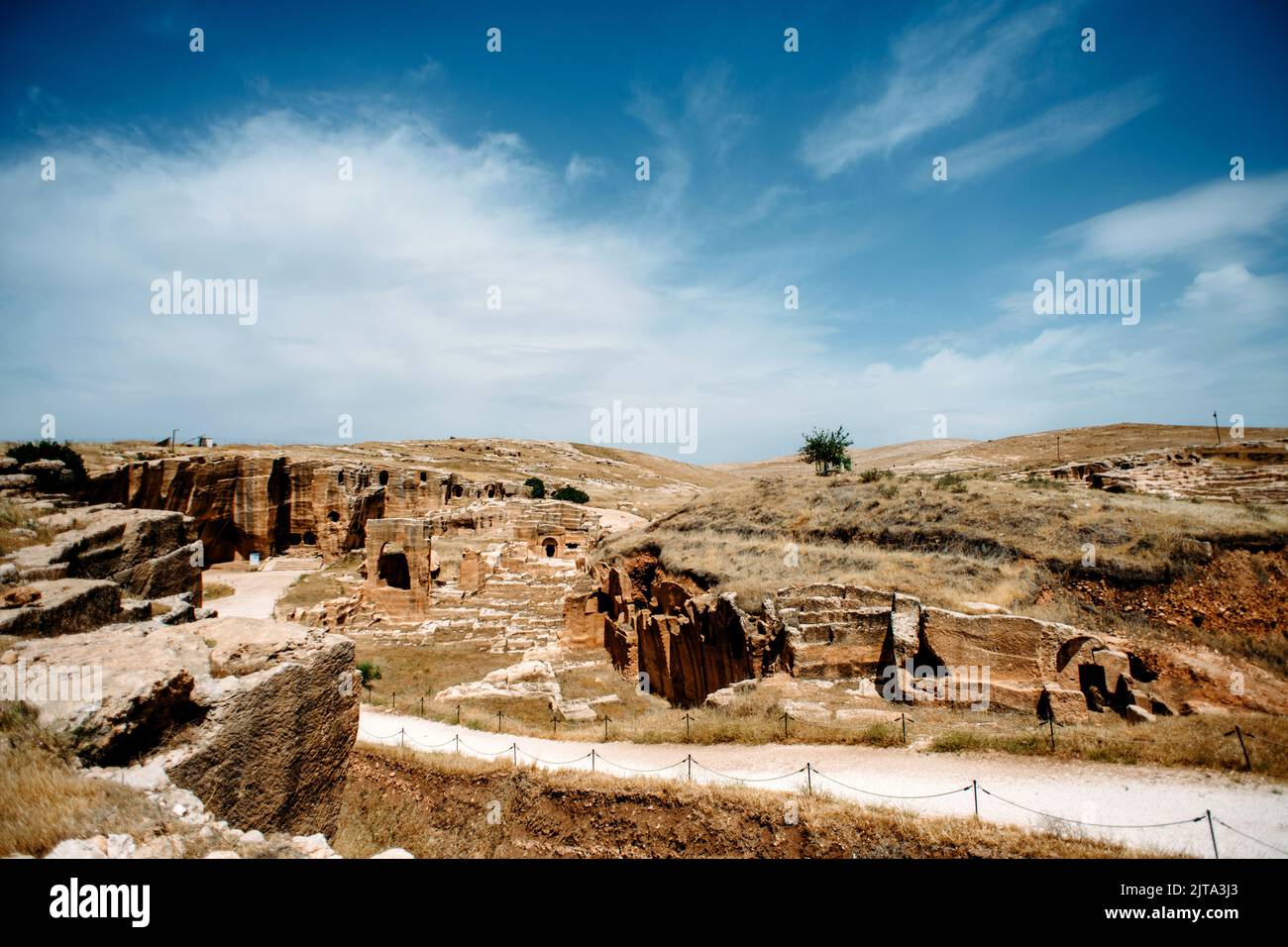Dara historical ancient fortress city. Mesopotamia Ruins. Mardin ...