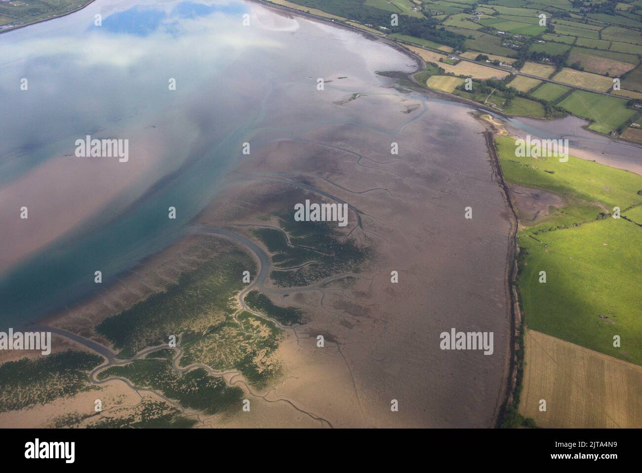 Aerial view of coast around Ireland Stock Photo - Alamy