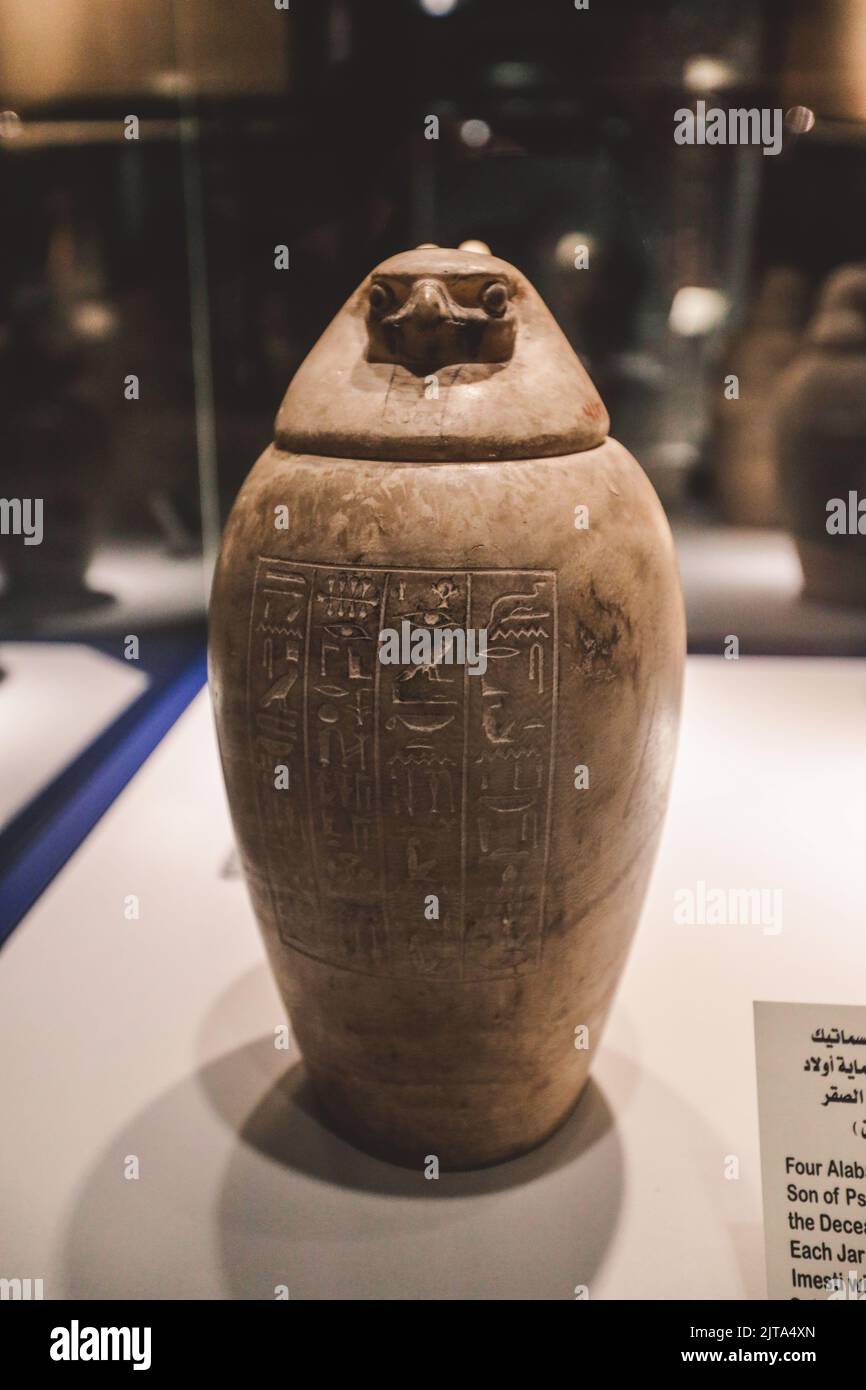 Luxor, Egypt - November 13, 2020: Ancient Egyptian Exhibits of the ...