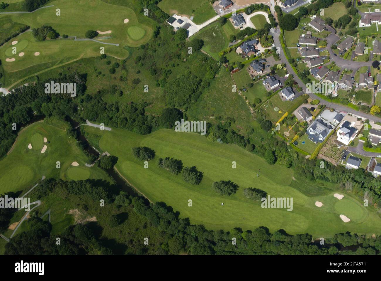 Ireland golf course aerial hi-res stock photography and images - Alamy