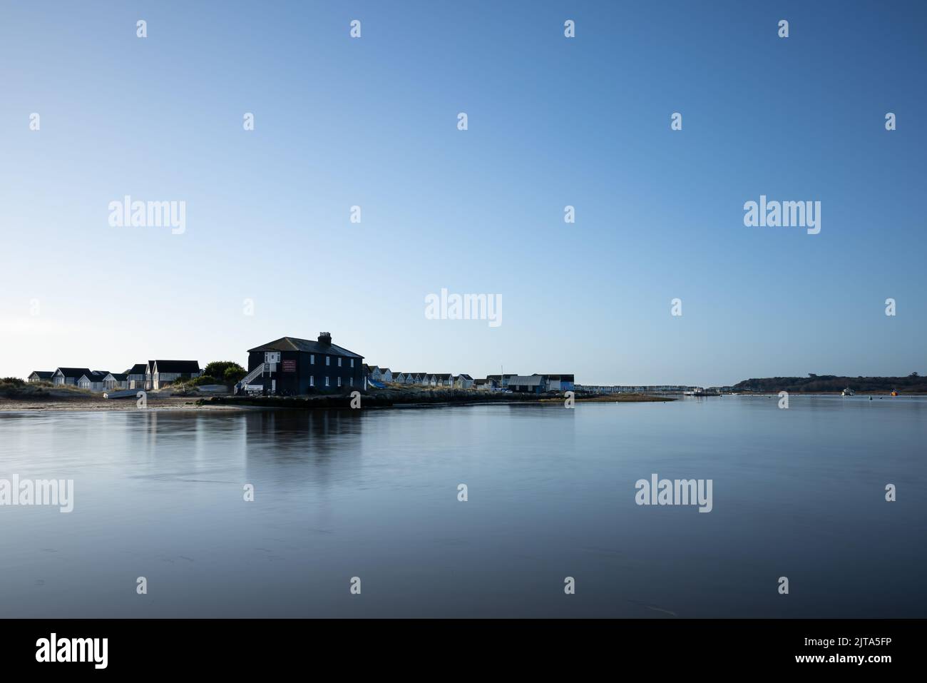 Mudeford quay huts hi-res stock photography and images - Alamy