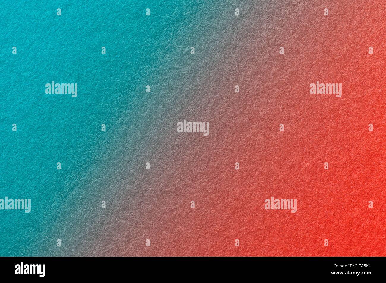 Texture of old cyan and red paper background, with holographic gradient ...